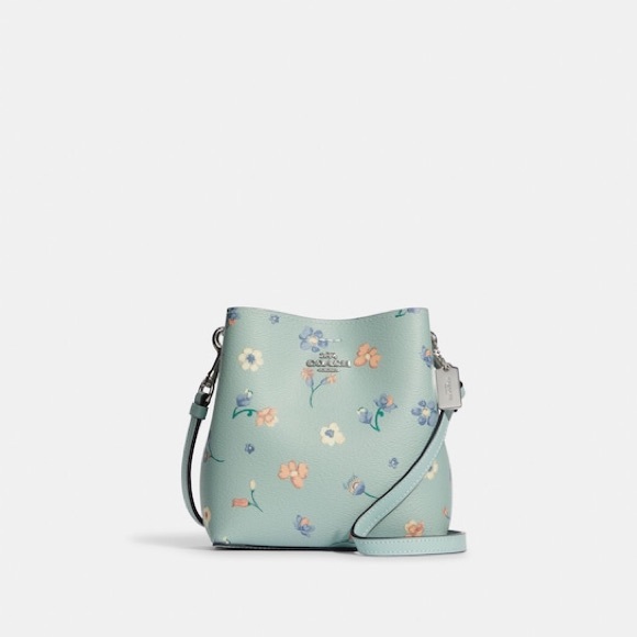 Coach | Bags | Coach Mini Town Bucket Bag With Mystical Floral Print ...